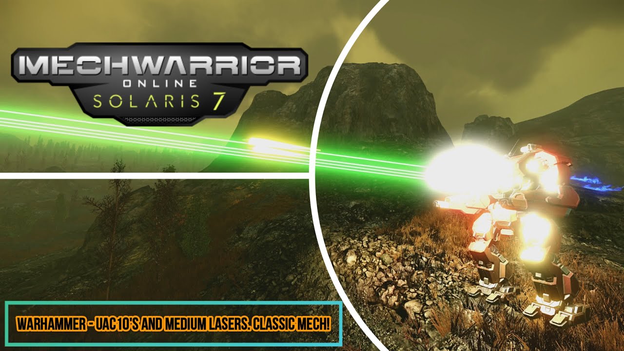 Mechwarrior Online - Warhammer UAC10's and Medium Lasers. Classic mech ...