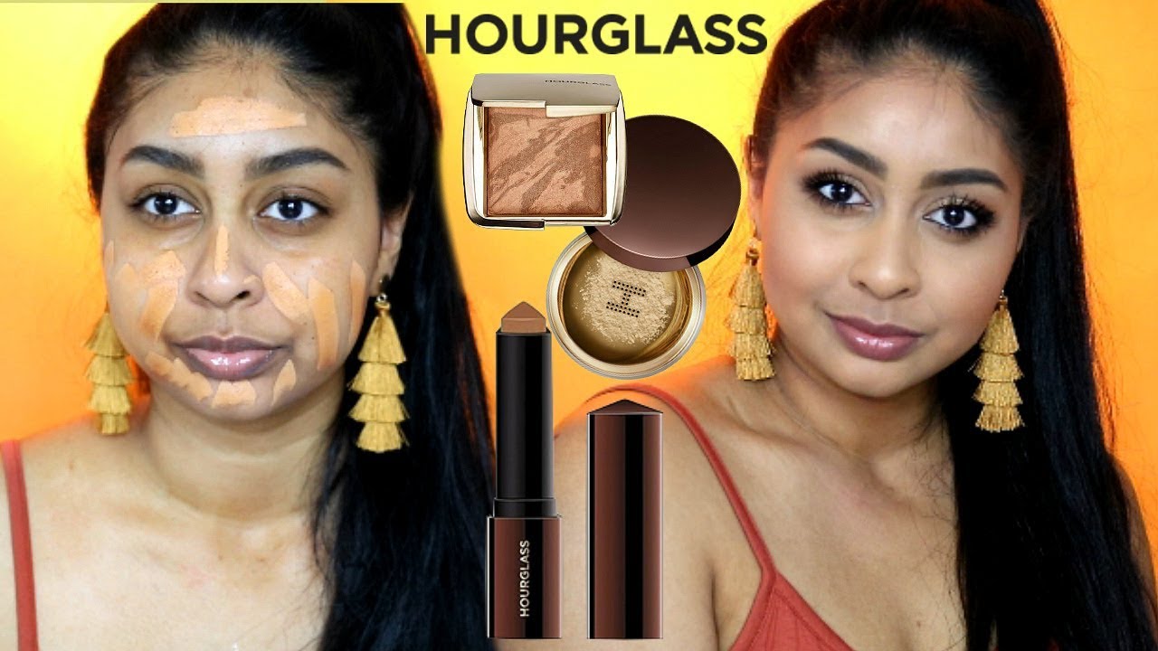 TRYING HOURGLASS MAKEUP FOR THE FIRST TIME! Natural Beauty - YouTube