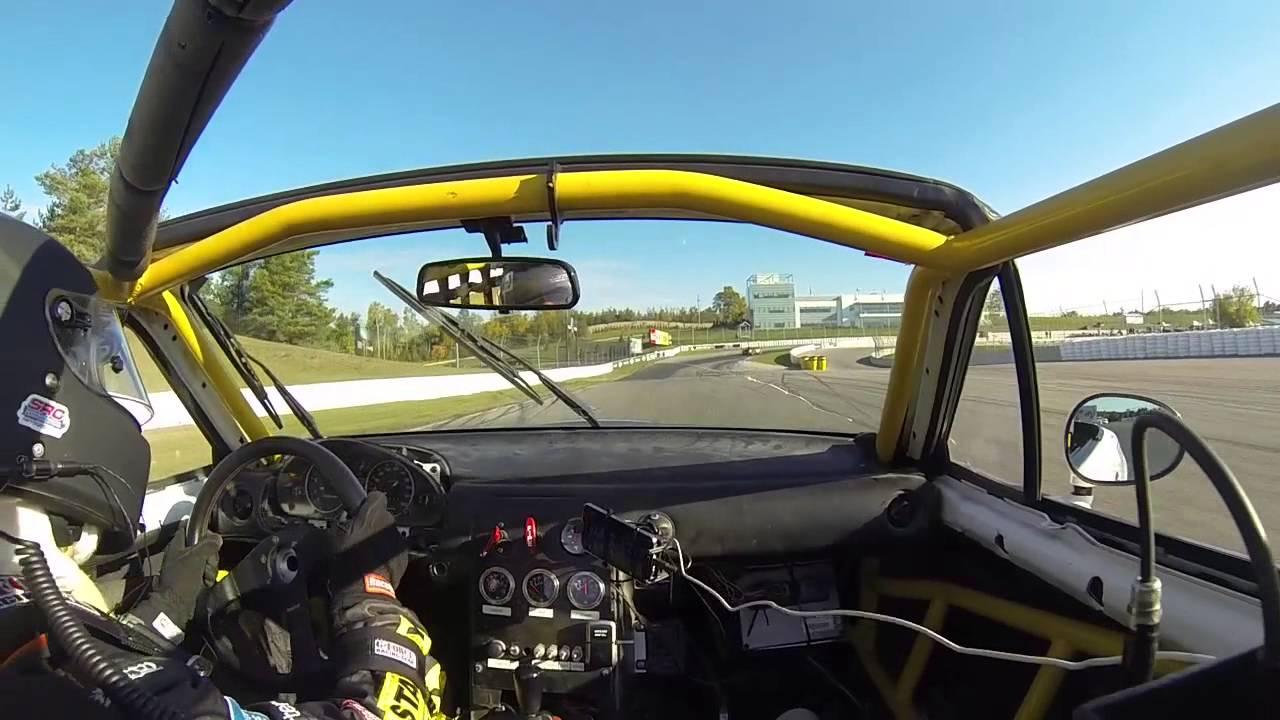 Ecotec Miata CTMP Mosport Fast Laps ChumpCar - YouTube