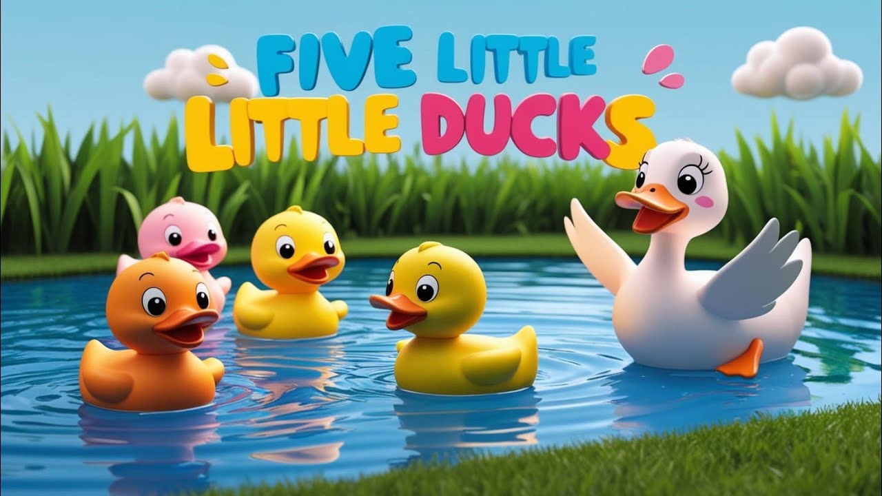"🦆 Sing Along! Five Little Ducks - Fun Nursery Rhymes for Kids 🎶 ...