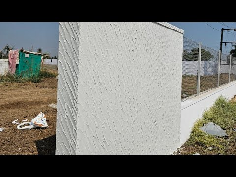 dholpuri material, exterior side texture design in hand work 👌 home ...