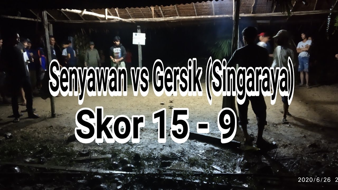 Pangkak Gasing SENYAWAN VS GERSIK - YouTube