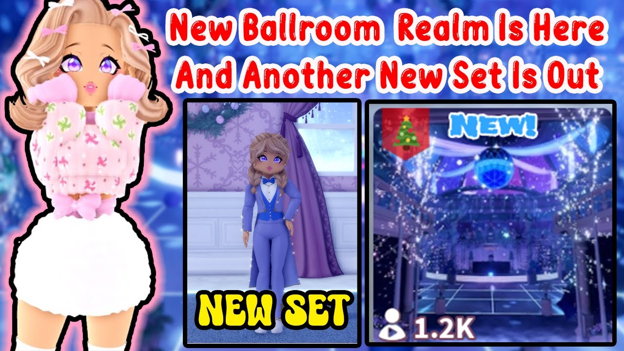 NEW Ballroom Set And Butler Set Is Out Now Royale High Glitterfrost ...