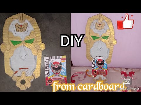 How to make Power rangers Megaforce morpher from cardboard very easy ...