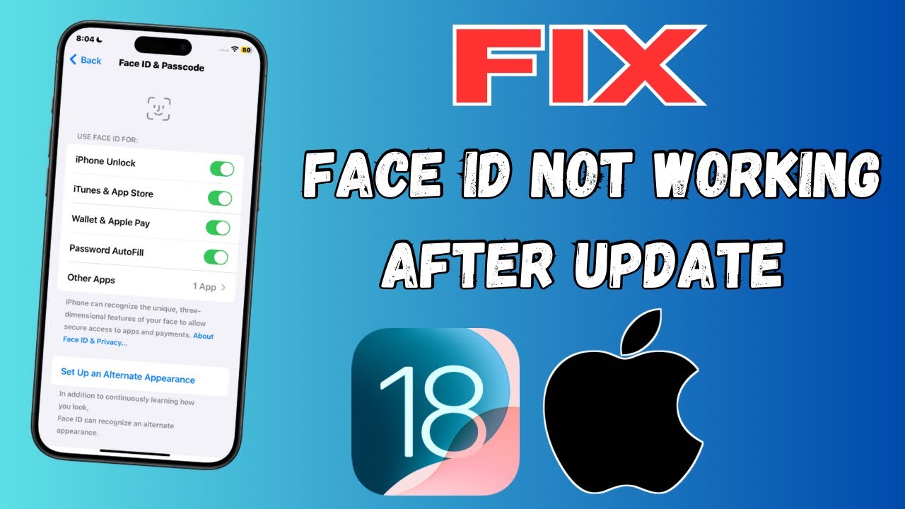 Fix Face ID Not Working Issue On iPhone After iOS 18 Beta Update | 2024 ...