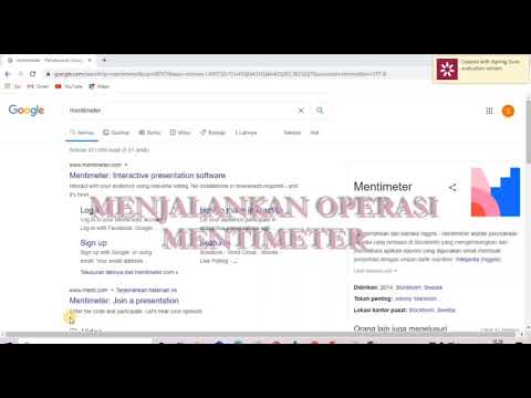 Cara Mengoperasikan/ Membuat Presentasi di Mentimeter - YouTube