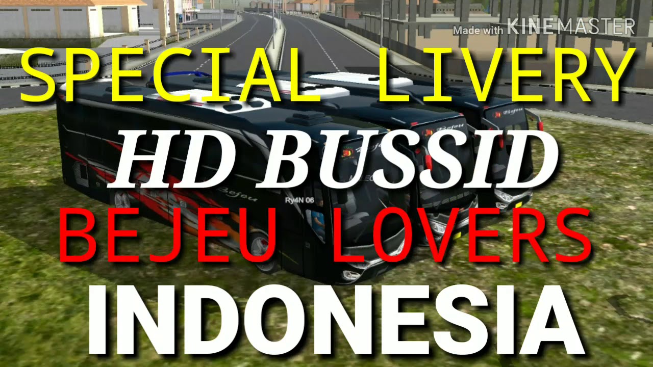 [LIVERY BUSSID] BEJEU CUSTOM || The DAD BUSSID - YouTube