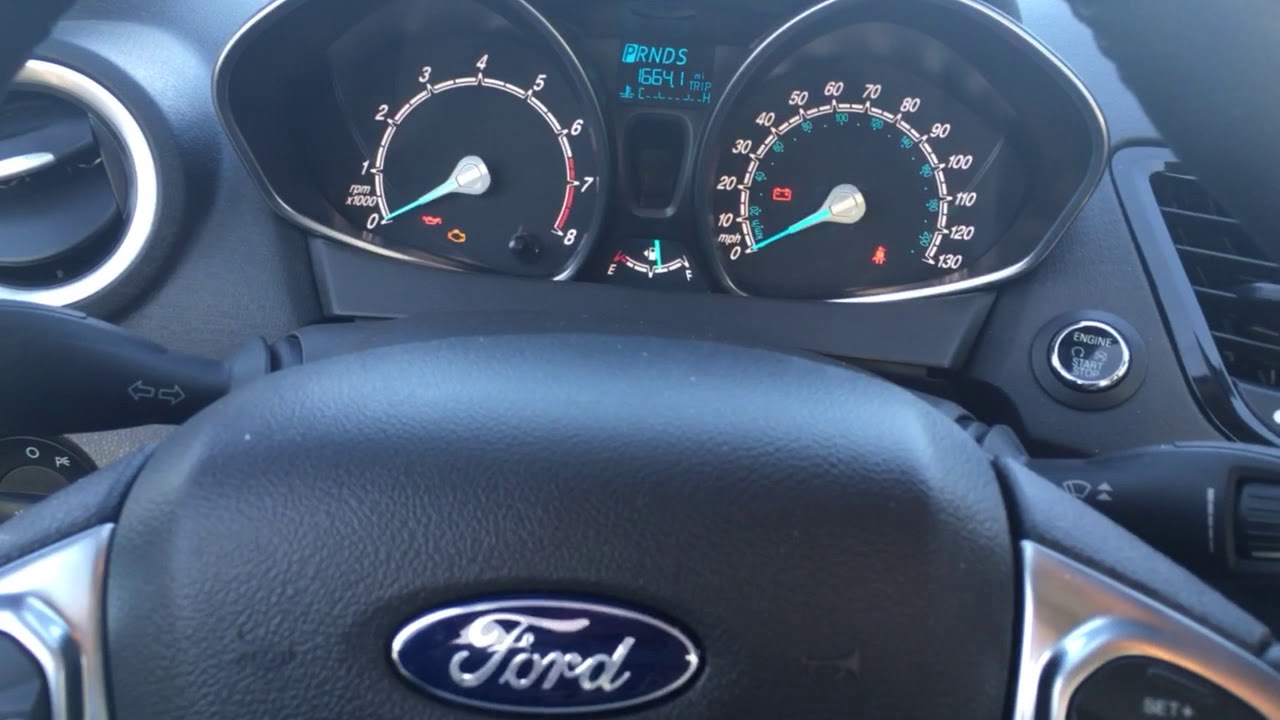 2017 Ford Fiesta Titanium Cold Start - YouTube