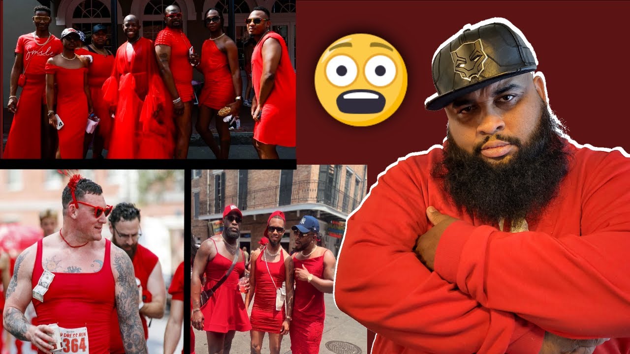 We Need To Talk About these Men In Louisiana Wearing Red dresses. The ...