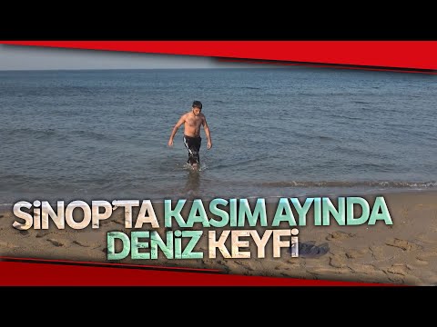 Türkiye'nin En Kuzeyi Sinop’ta Kasım Ayında Deniz Keyfi
