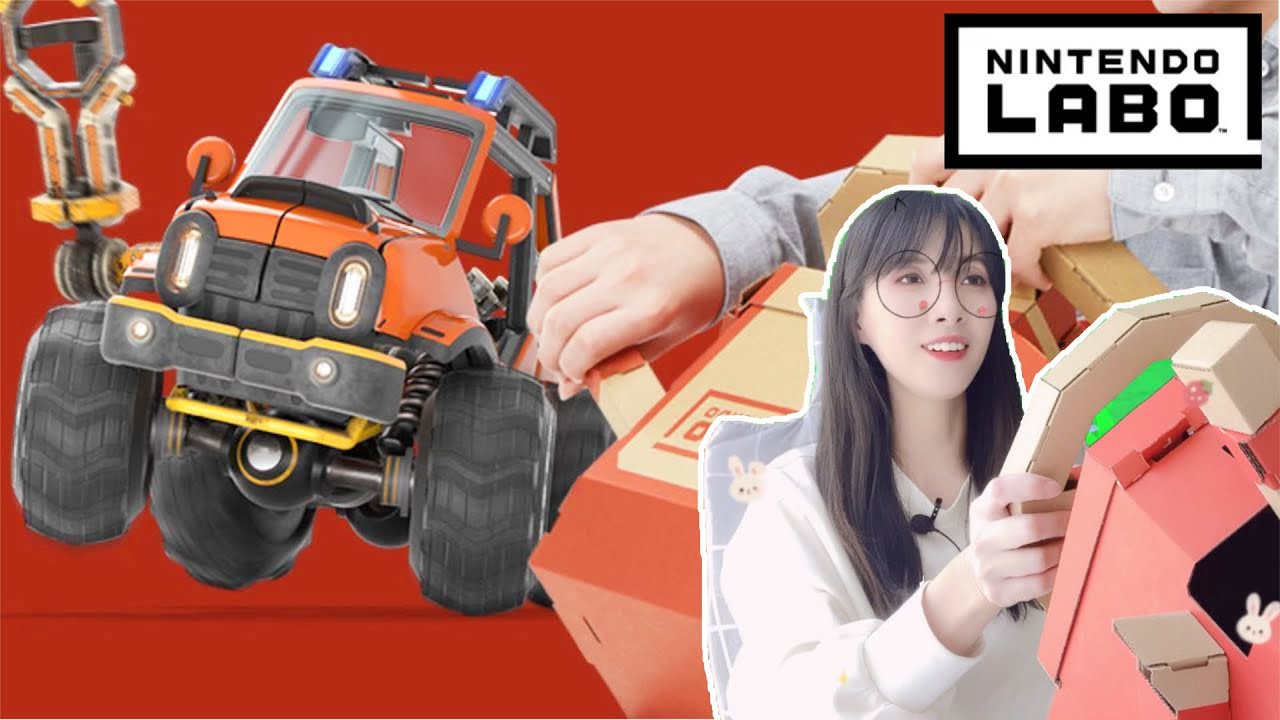 닌텐도 라보 드라이브 스위치 게임 토이콘3 드라이브키트 Nintendo Labo Drive kit Vehicle kit 미니게임 ...