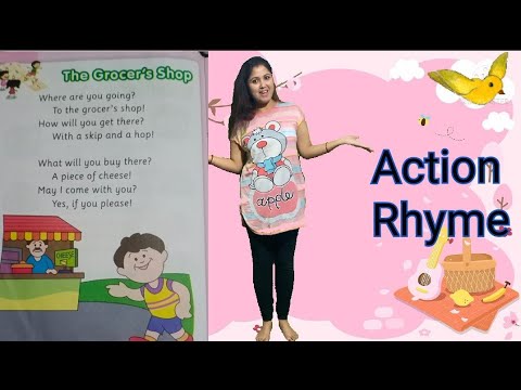 HOP SKIP AND JUMP SENIOR KG The Grocer's Shop. Action Rhyme - YouTube