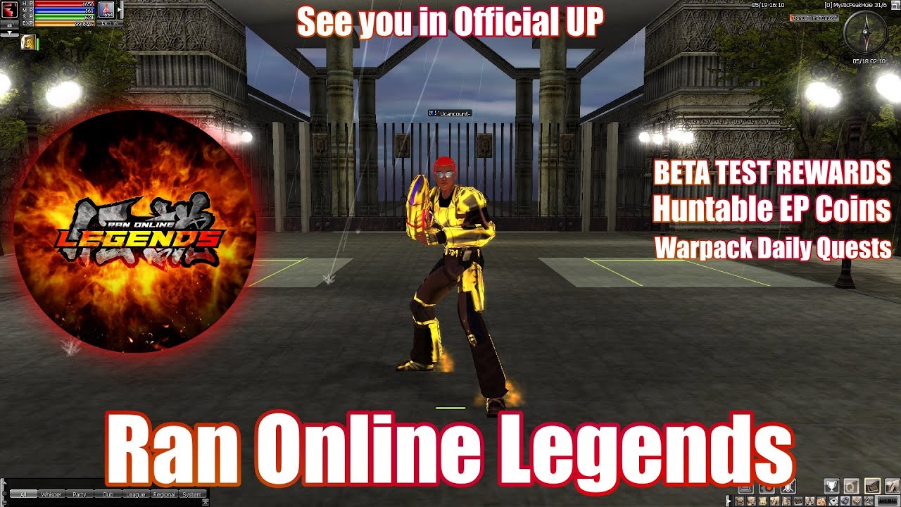 Ran Online Legends | Review | May 18-19 BETA TEST | ENG SUB - YouTube