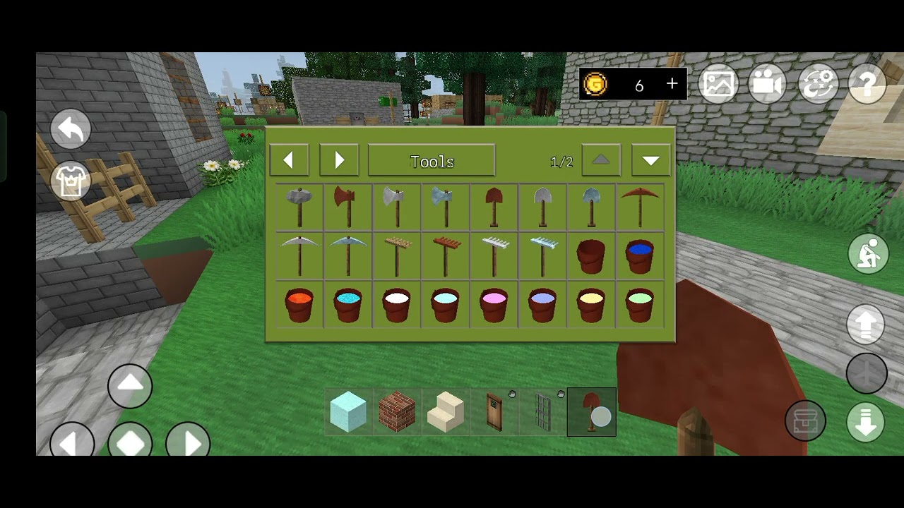 playing mini block craft - YouTube