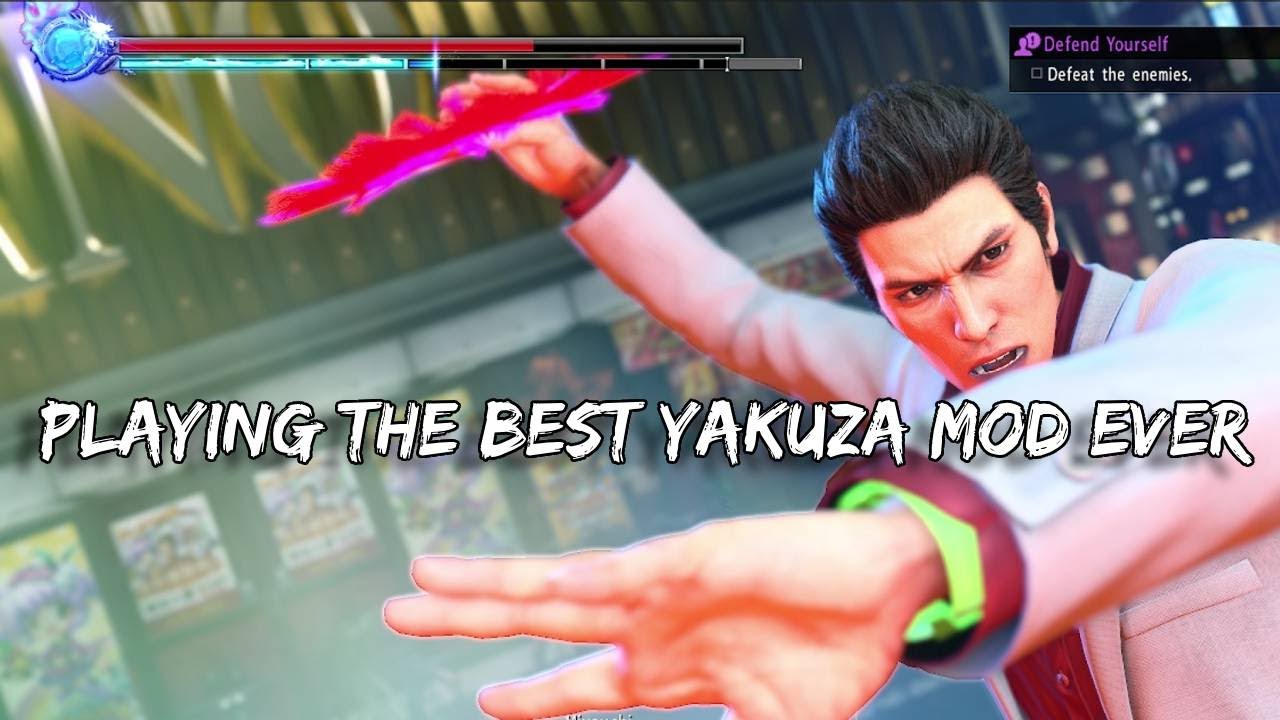 Playing THE BEST YAKUZA MOD EVER Yakuza Kiwami 2 SIlly Mod - YouTube