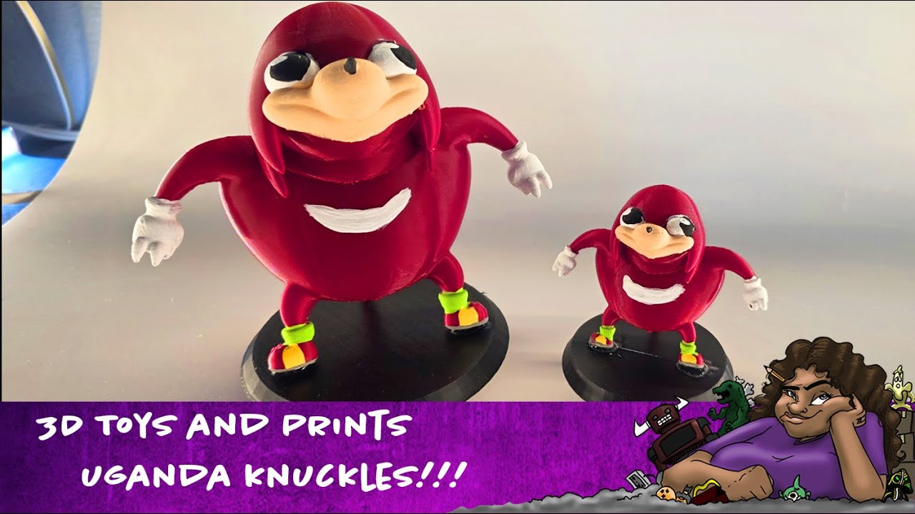 Uganda Knuckles!!! This is the way | 3d Print - YouTube