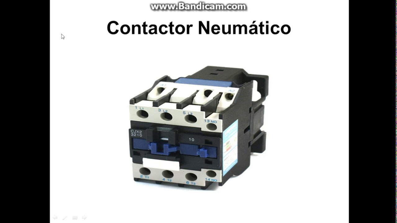 Elementos de Control - Contactor Neumático (Última Parte) - YouTube