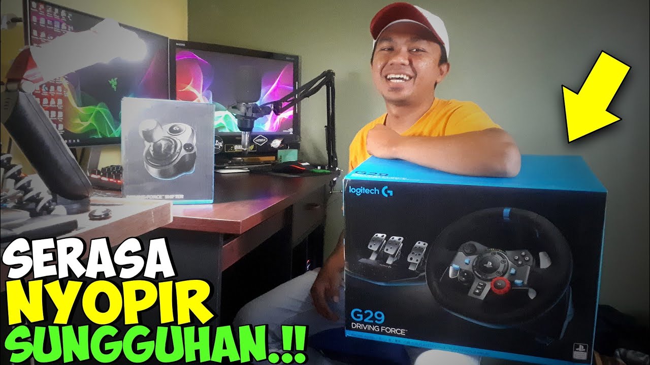 UNBOXING LOGITECH G29 + SETUP + TEST OLENG.!! - YouTube