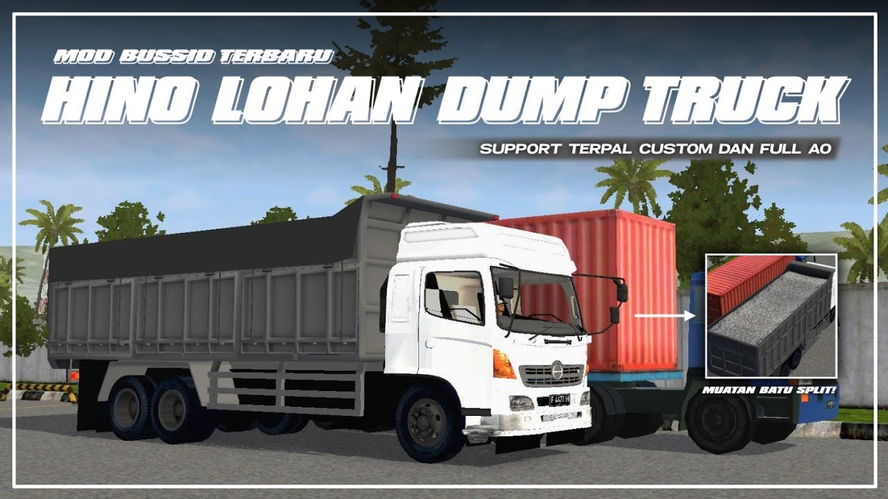 || Share mod hino Lohan dump truck!! || Full AO dan terpal custom!! 😱 ...