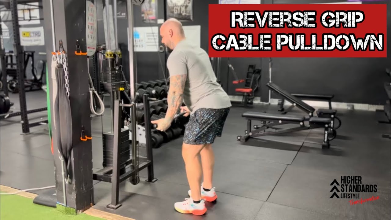 Reverse Grip Cable Pulldown - YouTube