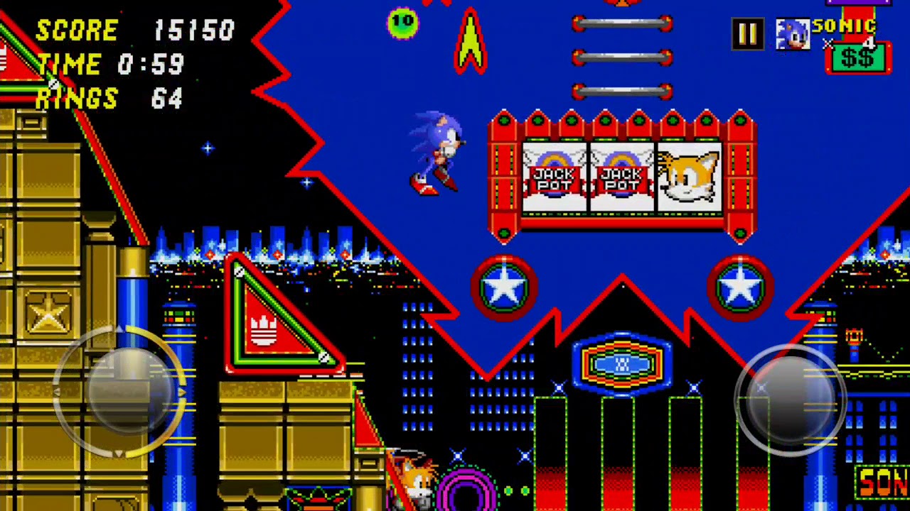 Sonic 2 Casino Night Zone - YouTube