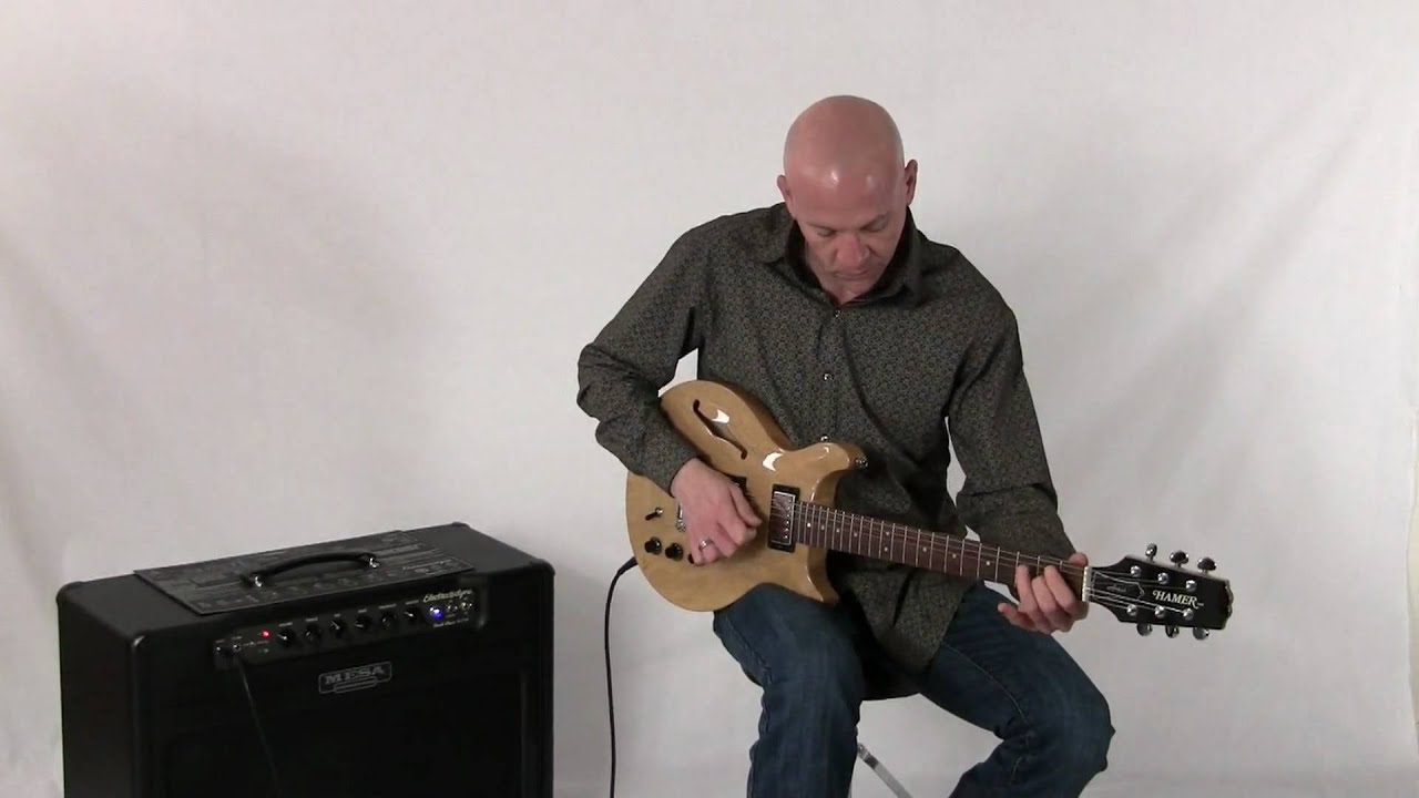 Hamer Artist Korina Electric Guitar - YouTube