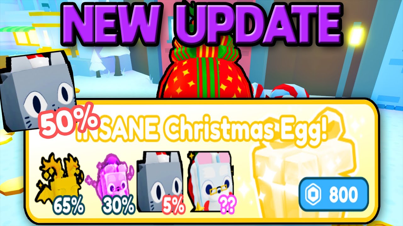 NEW *INSANE CHRISTMAS EGG* IS INSANE! In Pet Simulator X! - YouTube