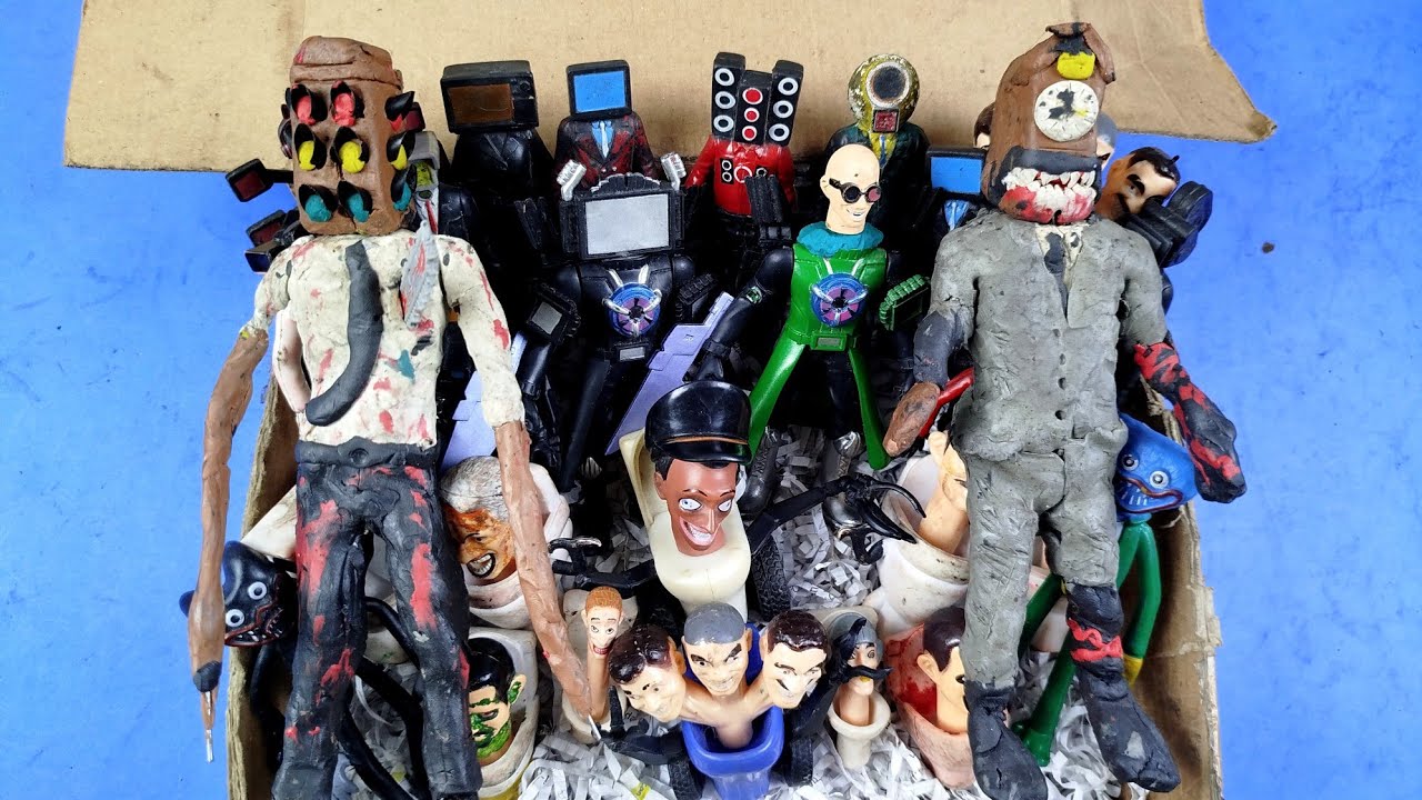 Unboxing Clock man Titan vs camera speaker saw man | skibidi toilet ...