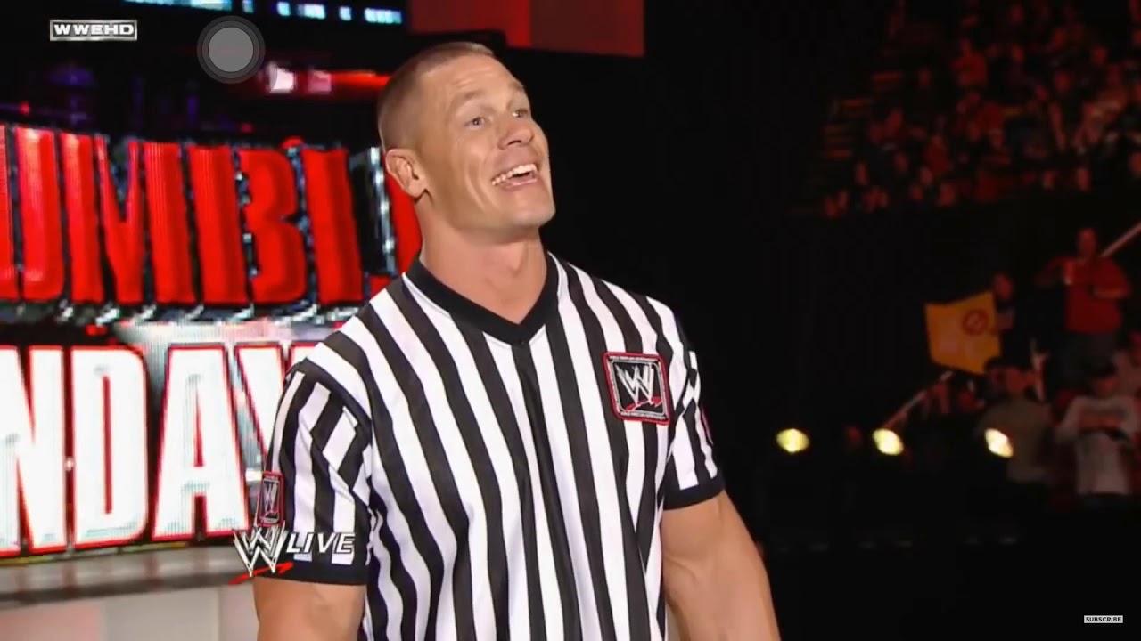 John cena the referee - YouTube