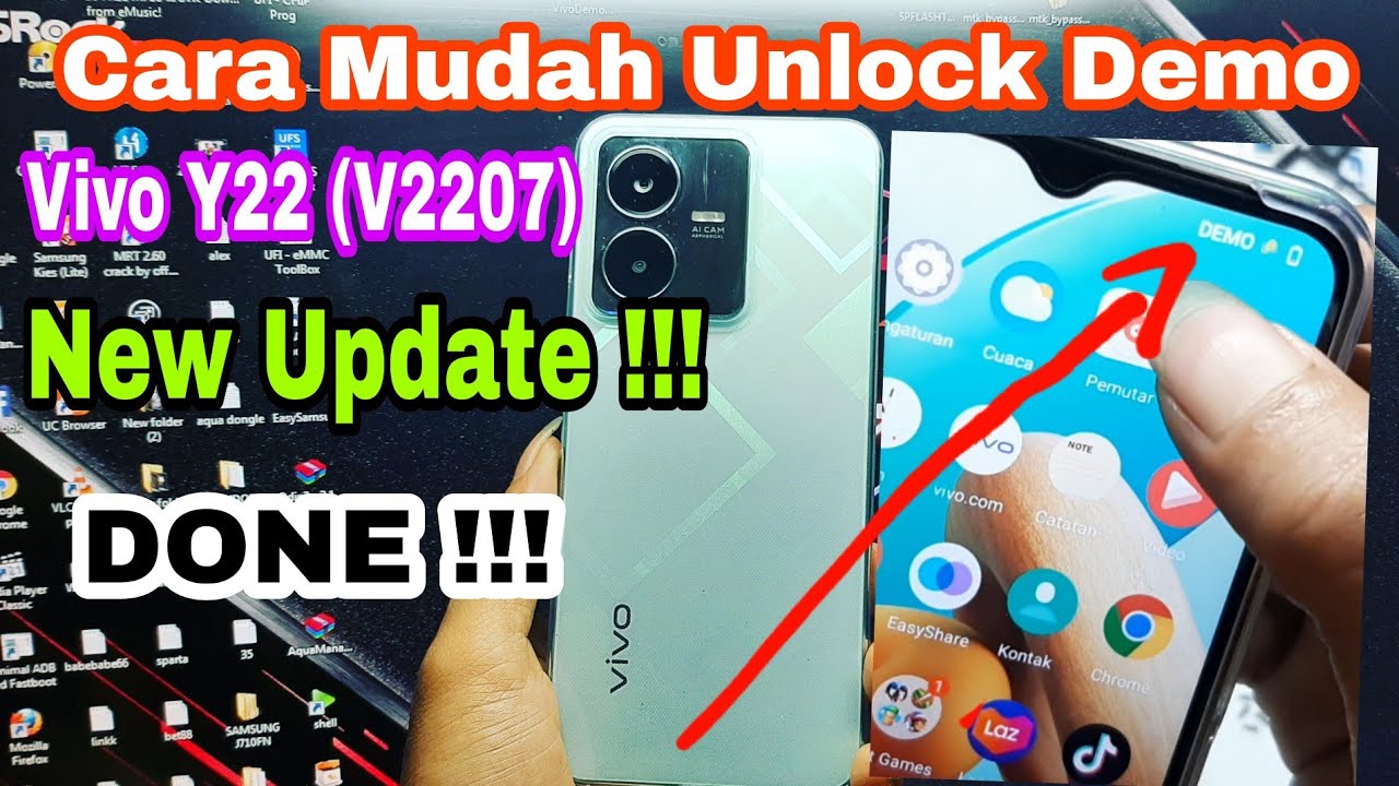 Vivo Y22 Demo Unlock | V2207 New Update 2022 Android 12 - YouTube