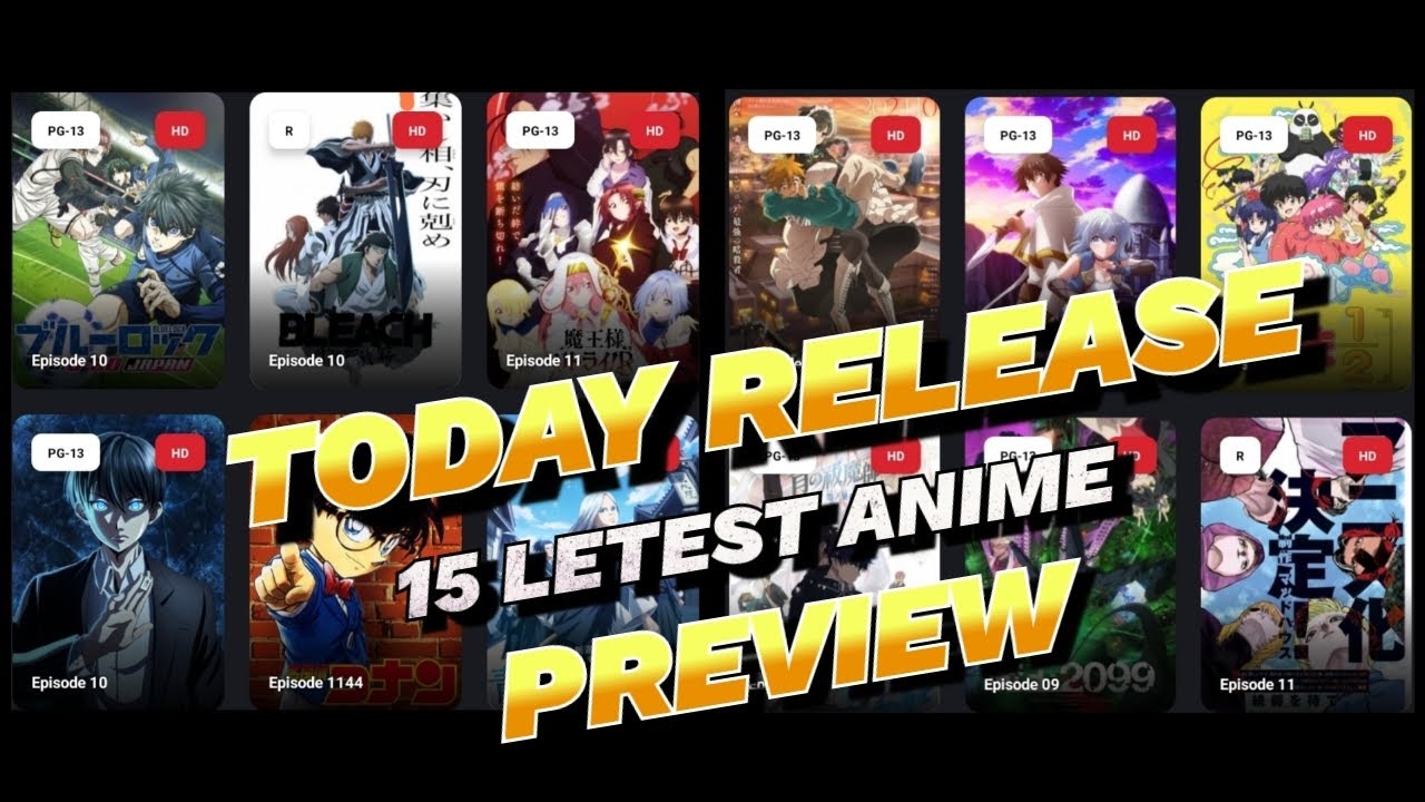 New release Ongoing anime preview Daily Latest Anime Preview - YouTube