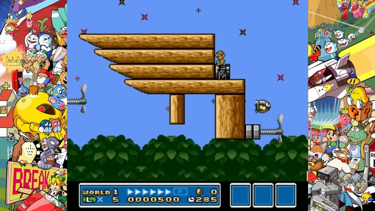 SMB3 for Super Mario All-Stars Custom Level #456 - Sample Ship - YouTube