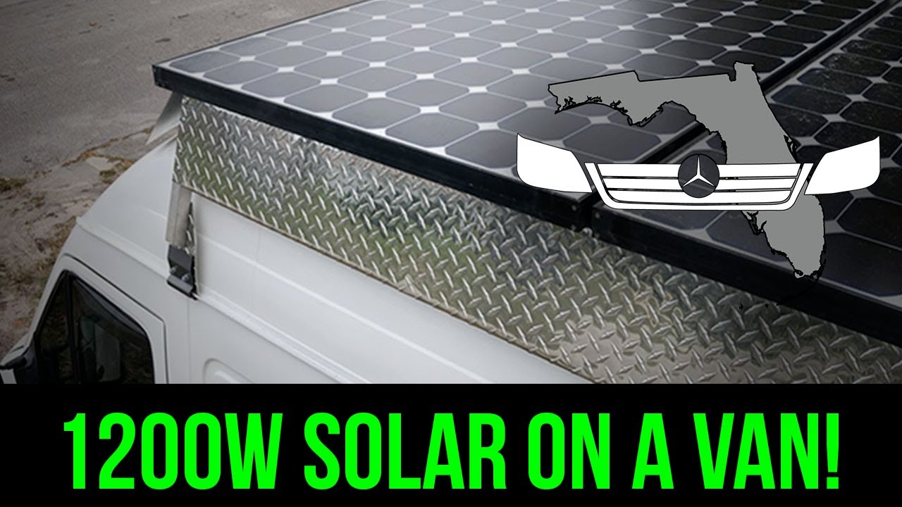 Solar Air Conditioning on a Camper Van! - YouTube