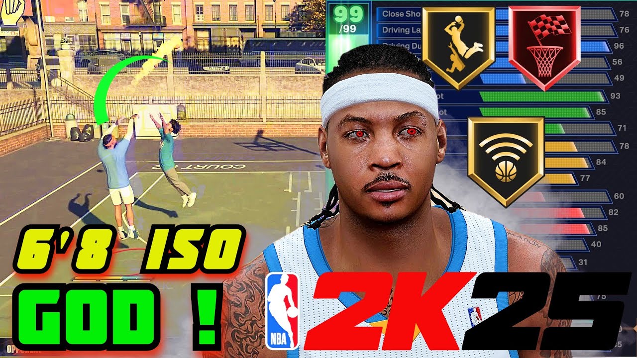 6'8 ISO GUARD BUILD NBA 2K25! (LEGEND POSTERIZER!) INSANE!!!!! - YouTube