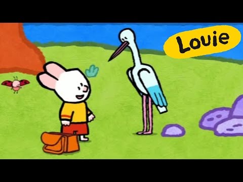 LOUIE - Ban a bir leylek çiziyor S02E30 HD |  Çocuklar için çizgi filmler