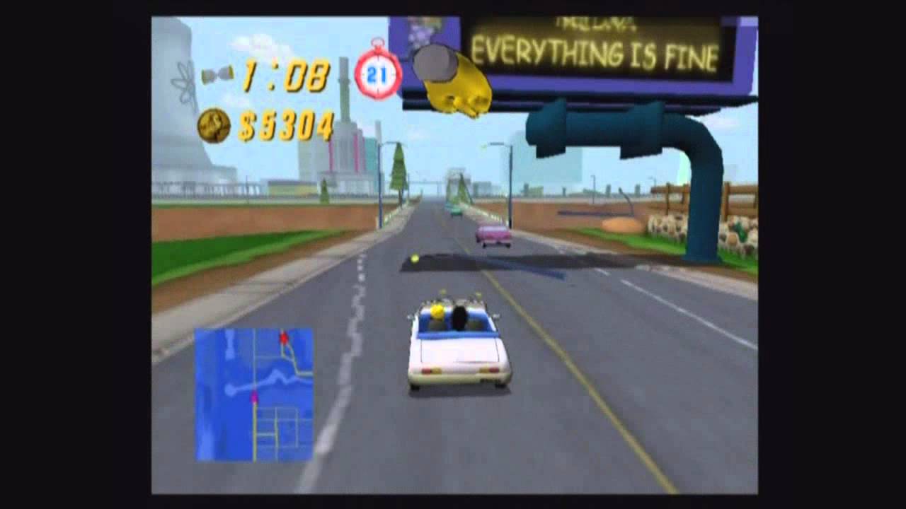 The Simpsons Road Rage - Lisa - Nuclear Power Plant (Part 1 of 2) - YouTube