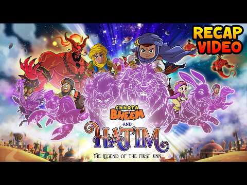 RECAP - Chhota Bheem And Hatim: The Legend of First Jinn | Latest Movies for Kids | Cartoon in Hindi