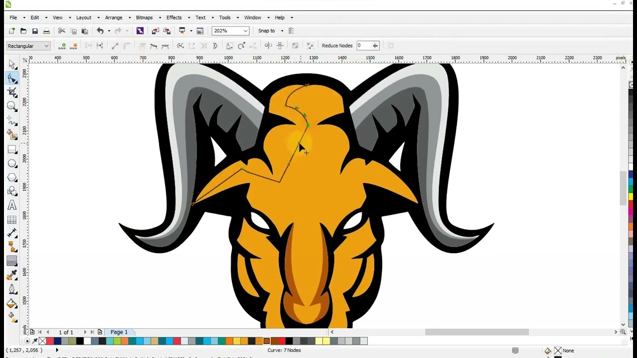 How to Trace Image in Coreldraw and Make Fantastic Mascot Logo - Ahsan ...