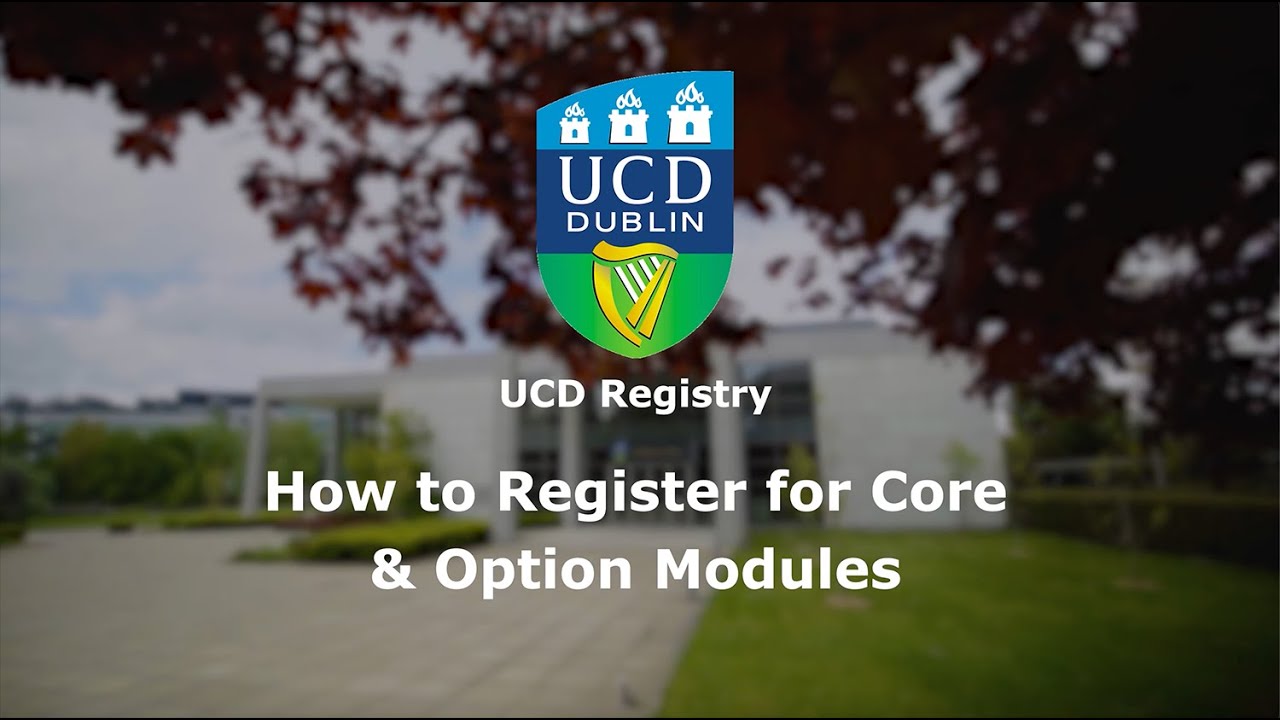 How to Register for Core Option Modules - YouTube
