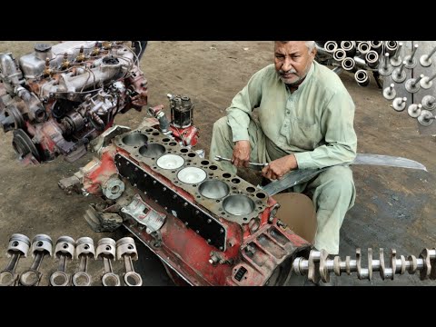 How to Rebuild Old Hino EH 700 Diesel Engine Overhauling ||