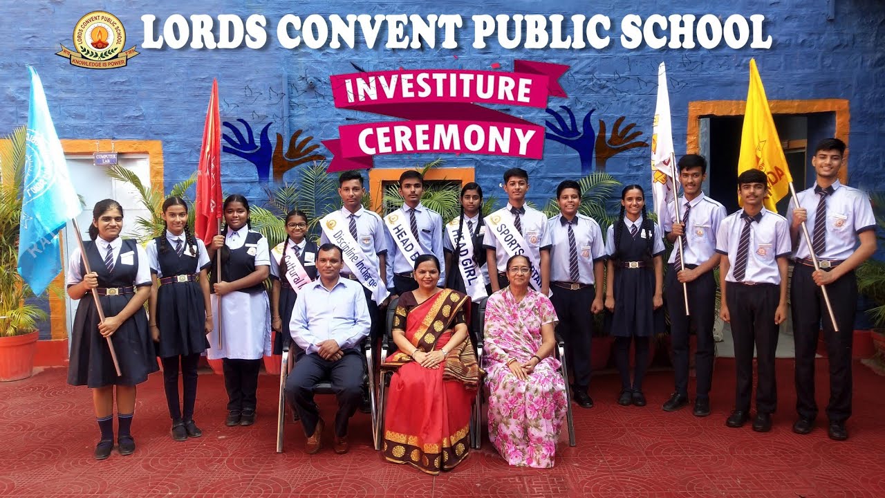 Investiture Ceremony At Lords Convent Public School Ratanada - YouTube