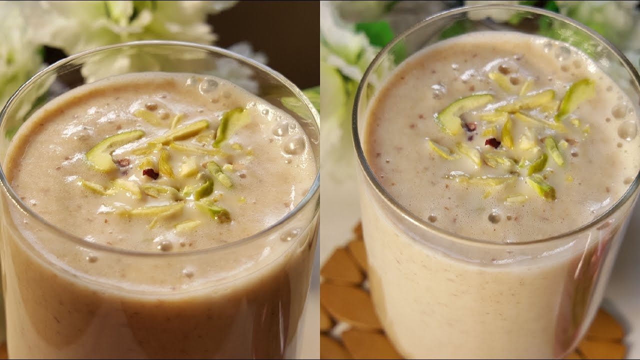 Healthy Drink Recipe By Sumaira Wajid | Nutty Shake | Dry fruit Shake ...