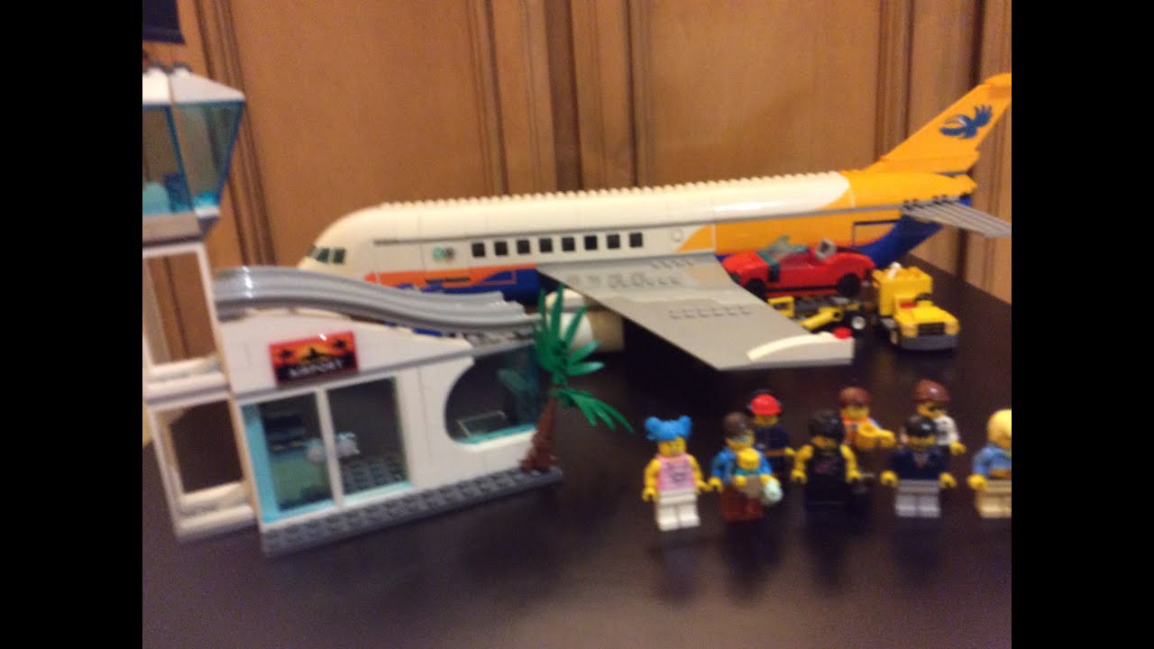 LEGO set 60262 passenger airplane review - YouTube