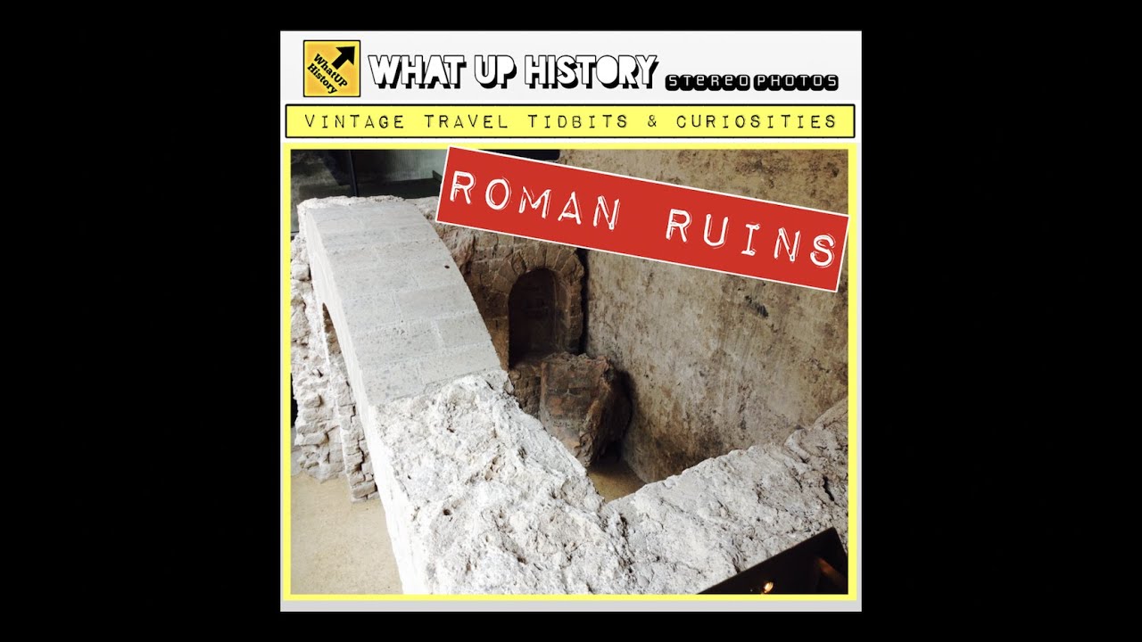 📷 Vintage View Master like ROMAN RUINS GERMANY ~ 7 Stereo Photos ⚠️ # ...