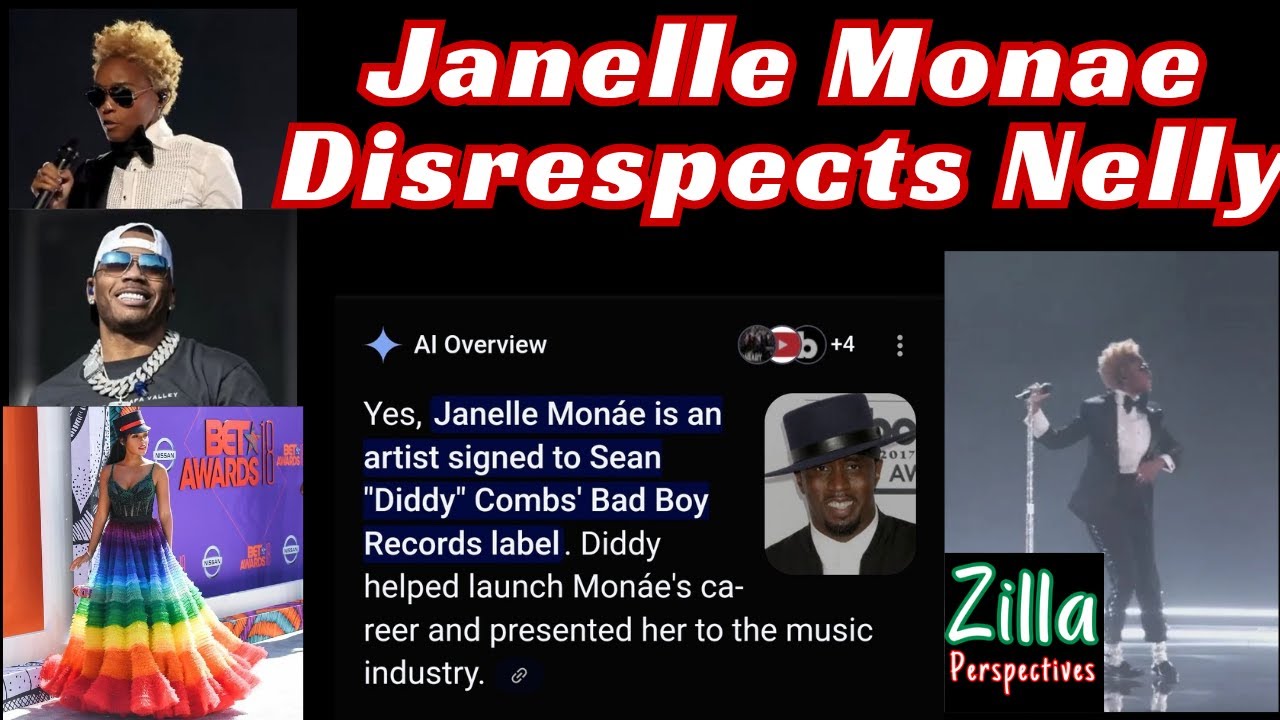 Zilla Perspectives: Janelle Monae and Nelly at the Grammy after party - YouTube