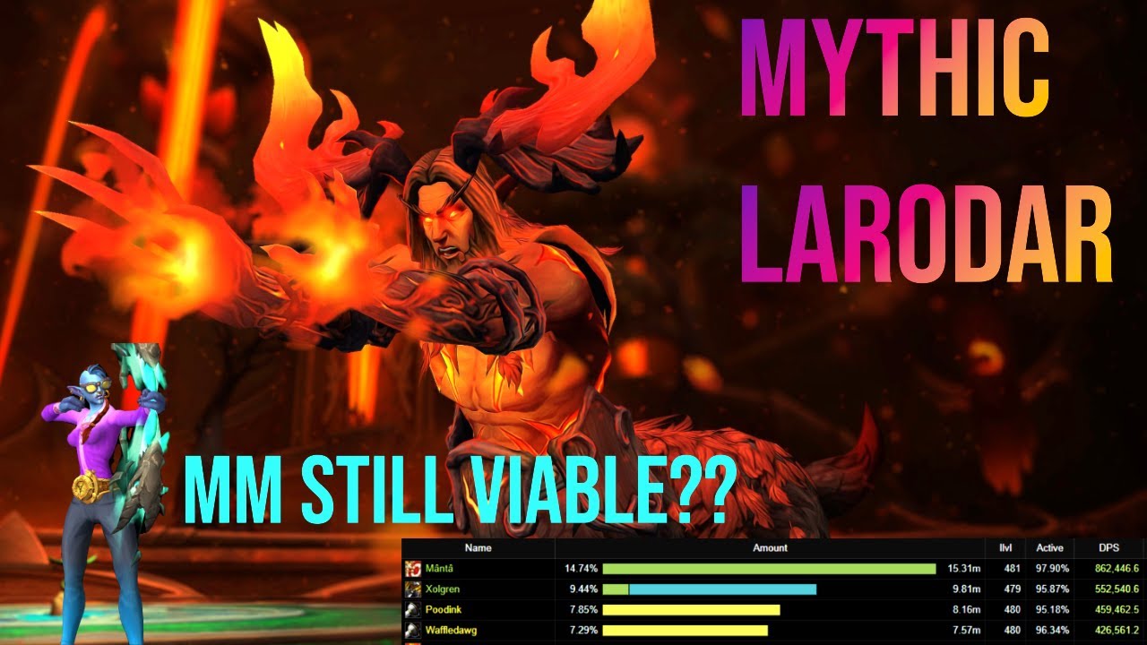 Mythic Larodar | #12 Ranked MM Hunter | WoW Dragonflight 10.2 ...