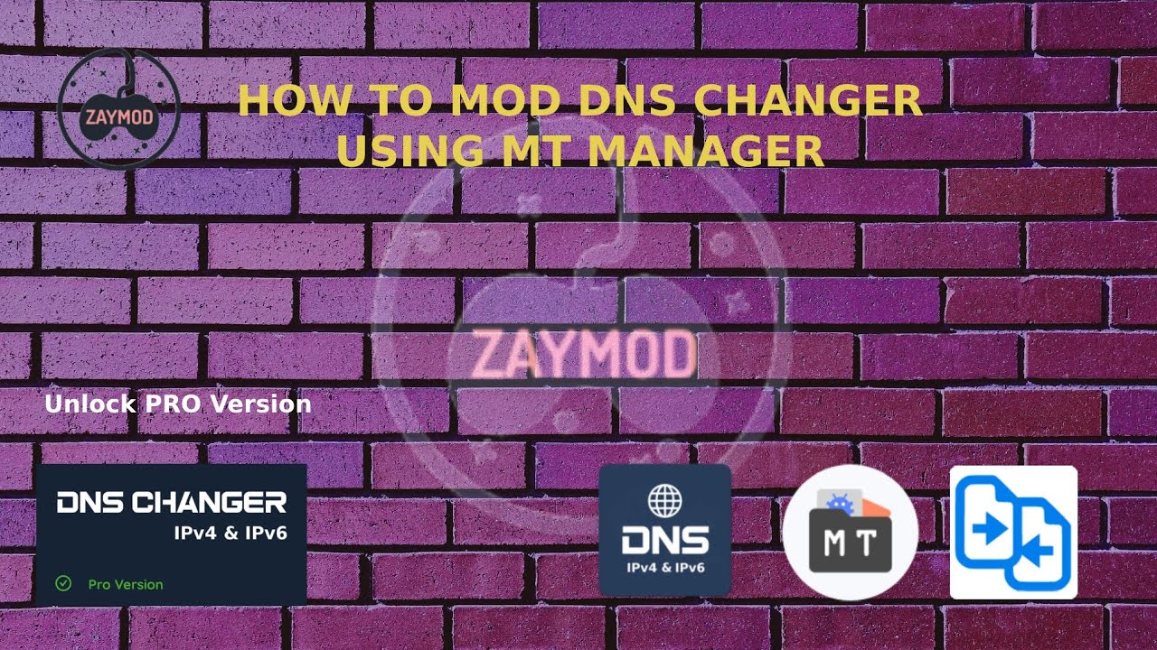Download DNS Changer Pro & How To Mod DNS Changer Using MT Manager | Educational Purposes Only ...