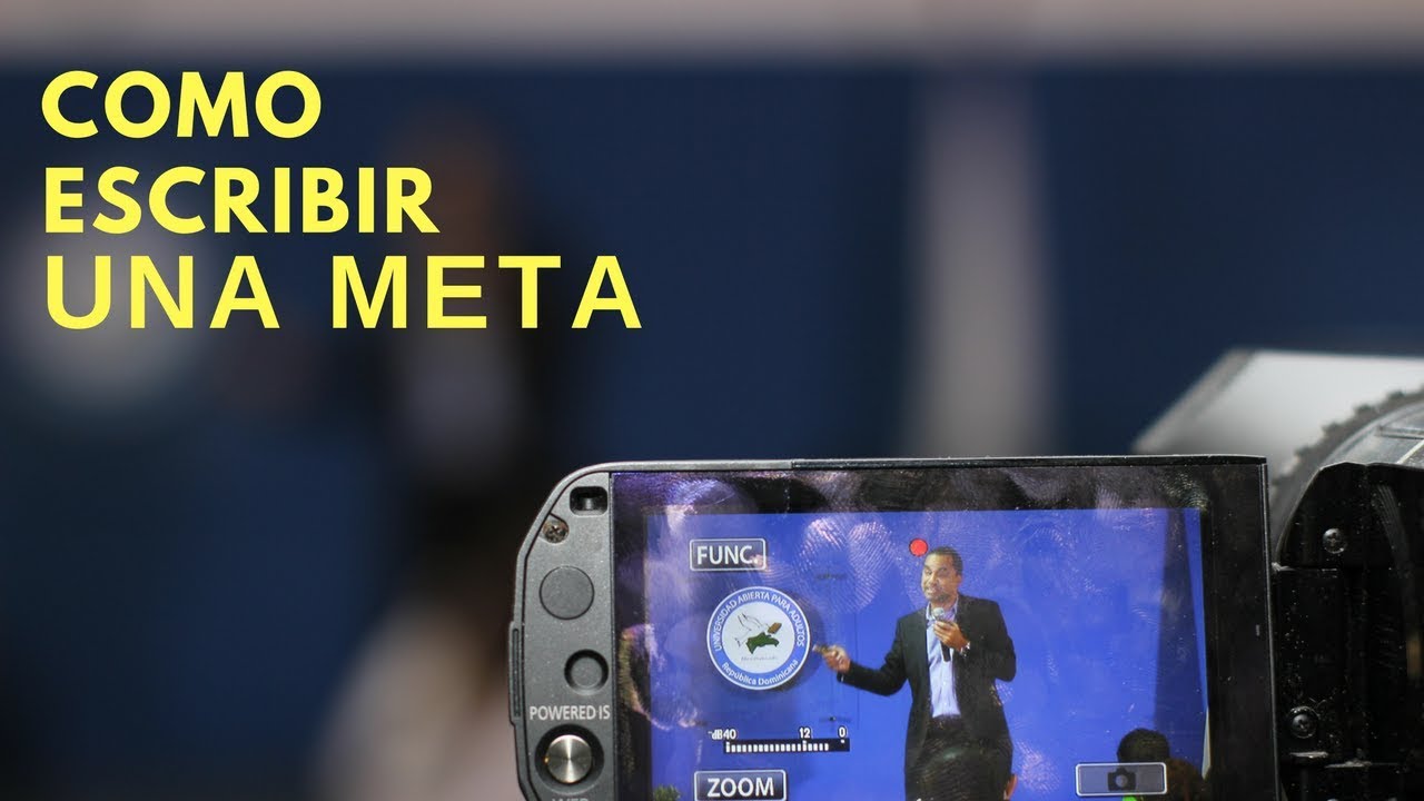 Como Escribir una Meta - Isaias Medina - YouTube