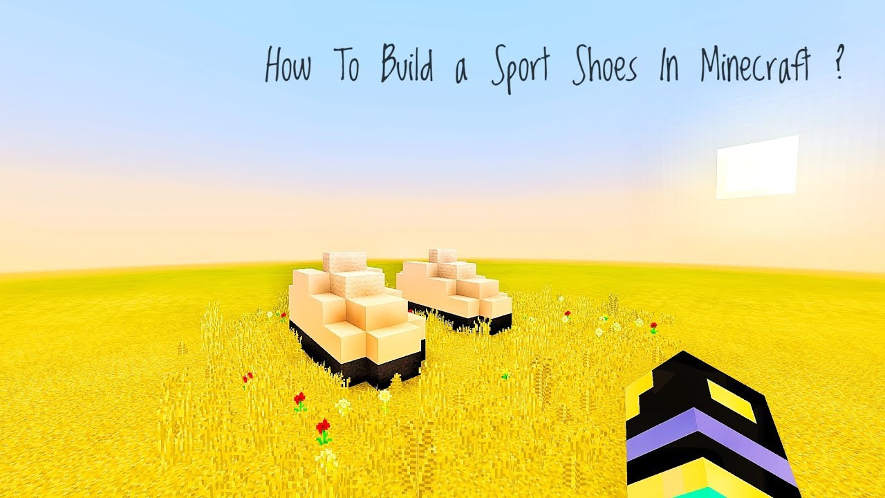️How To Build a Sport Shoes In Minecraft ? #13 | MCPE | - YouTube