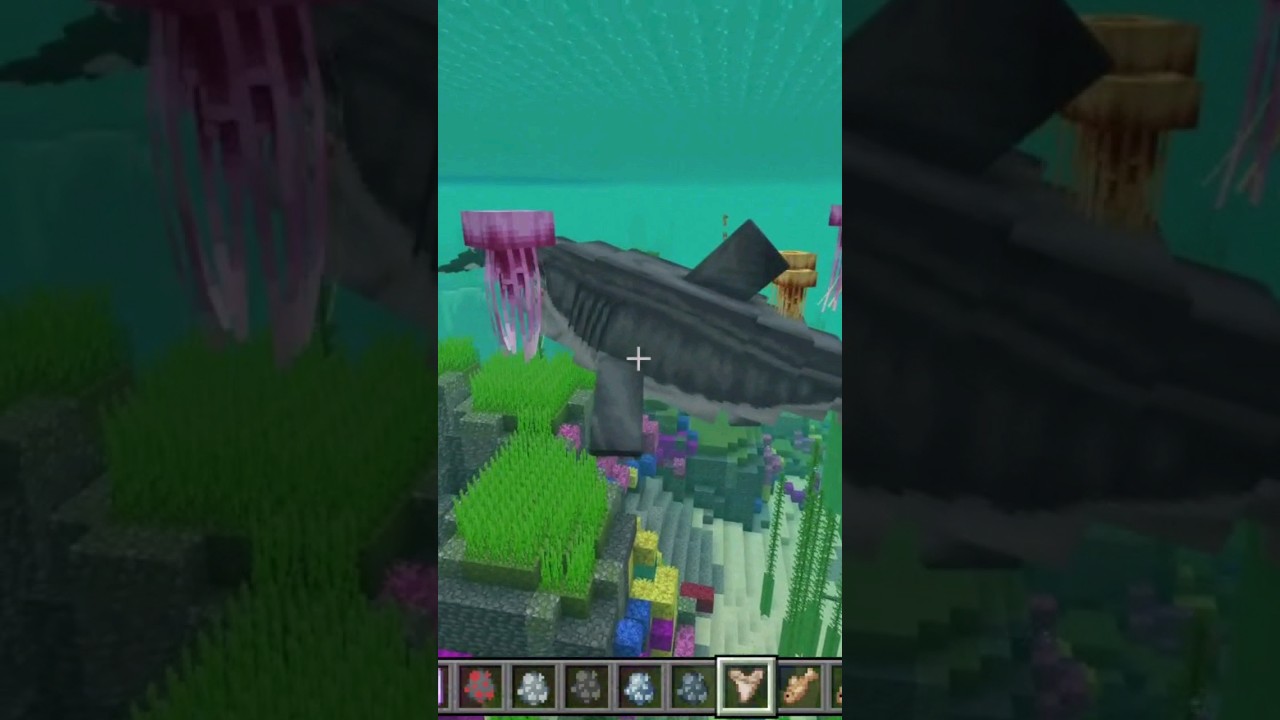 Megalodon in Minecraft - YouTube
